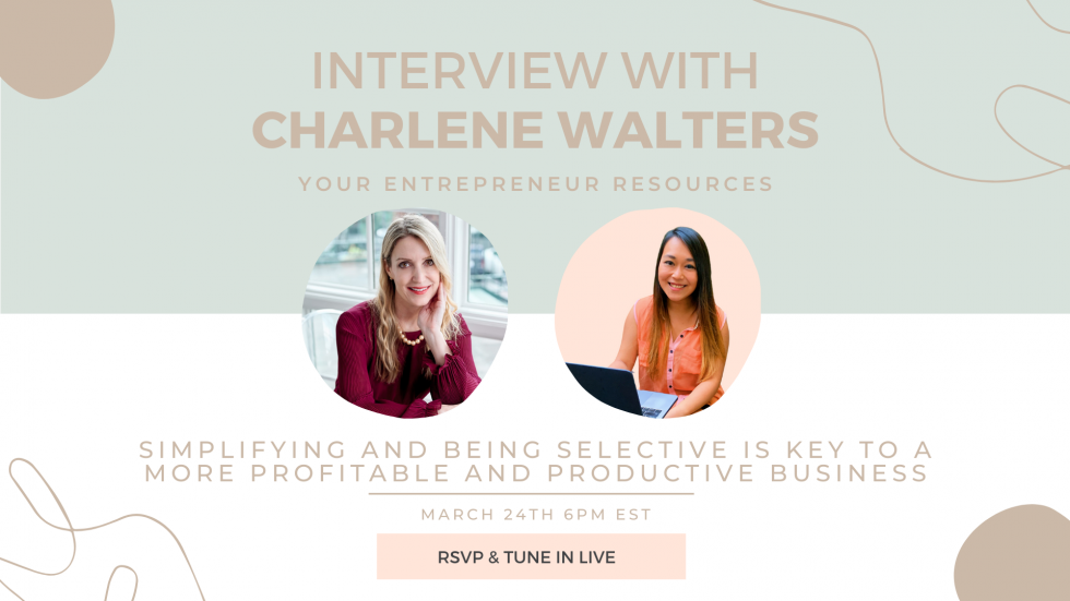 Develop An Entrepreneurial Mindset With Charlene Walters | Your ...